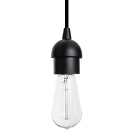 Instant Pendant Light Recessed Conversion Kit Adapter - Matte Black