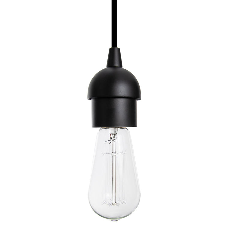 Instant Pendant Light Recessed Conversion Kit Adapter - Matte Black