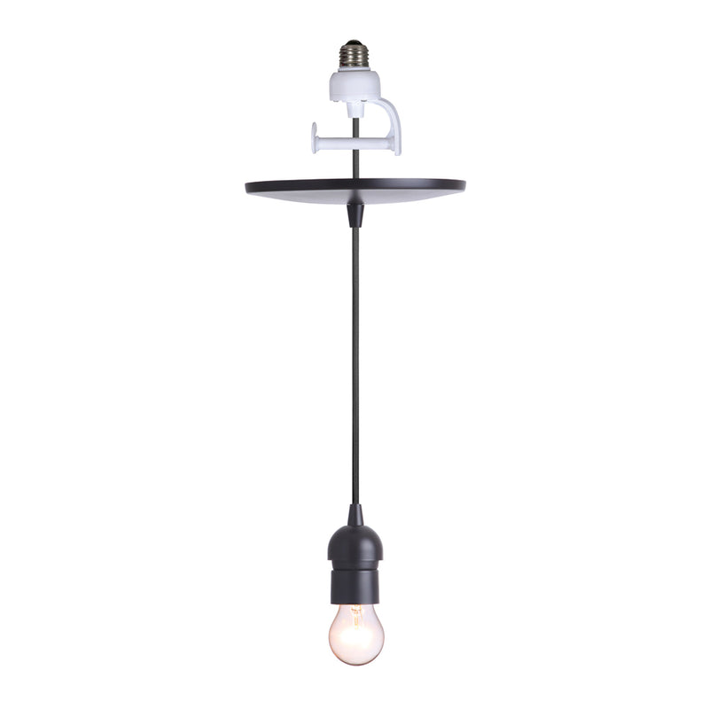 Instant Pendant Light Recessed Conversion Kit Adapter - Matte Black
