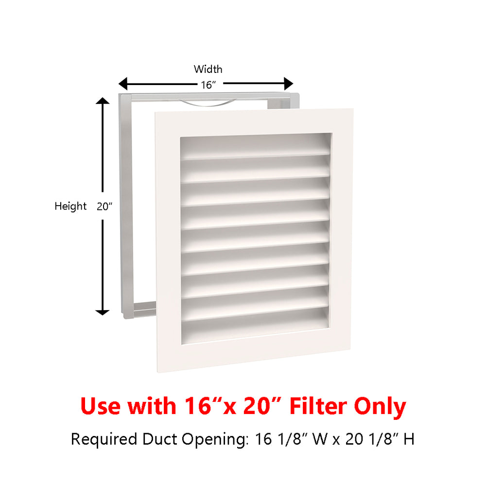 Luxury Wood Paint-Ready A/C Return Vent Covers - Worth Home Products