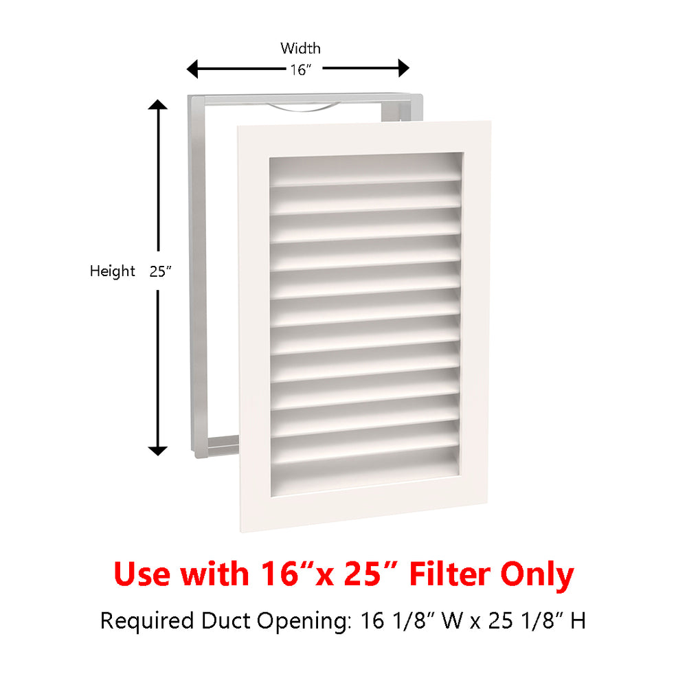 Luxury Wood Paint-Ready A/C Return Vent Covers - Worth Home Products