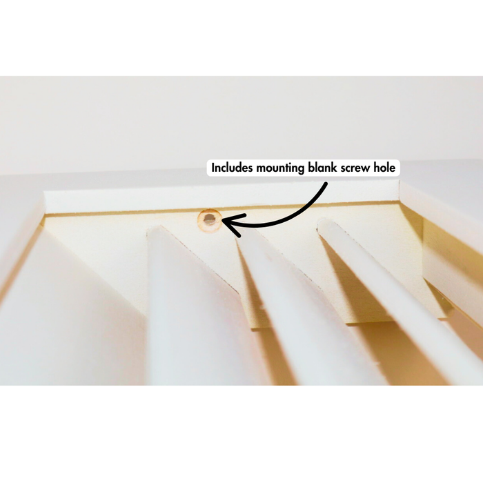 Luxury White Primed Wood Out-take Registers (SET OF 2)